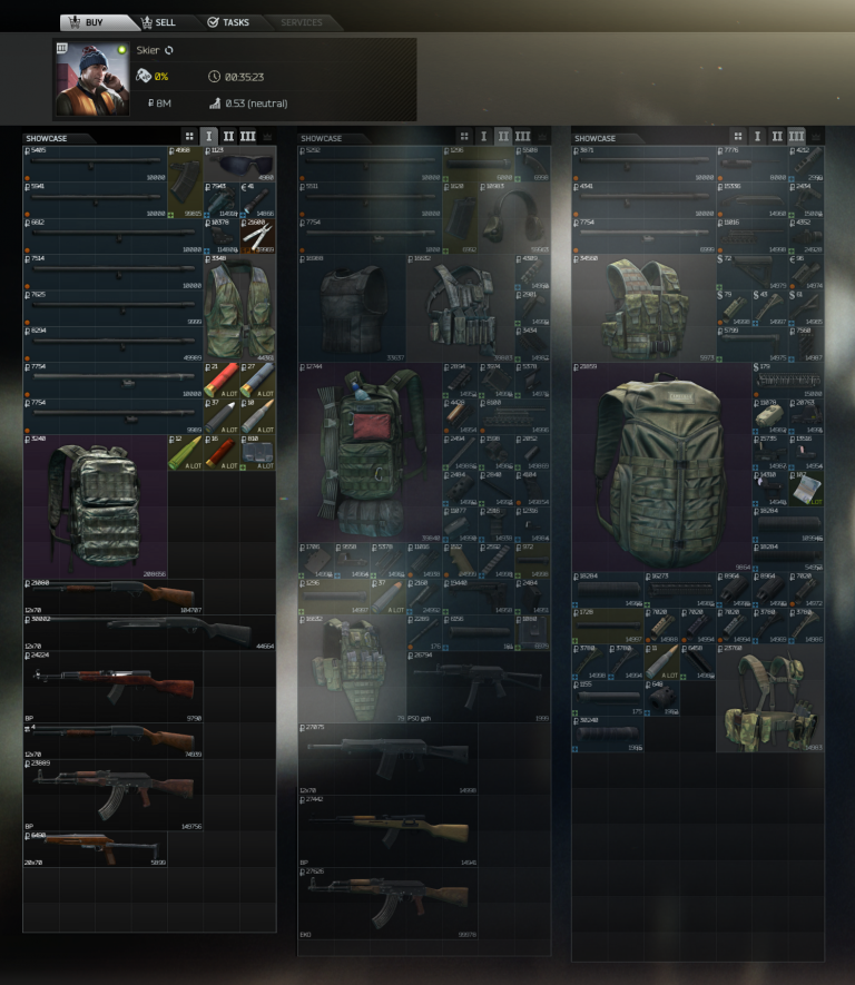 EFT Trader Skier Levels Bombrats | BombRats - die freundlichste Community